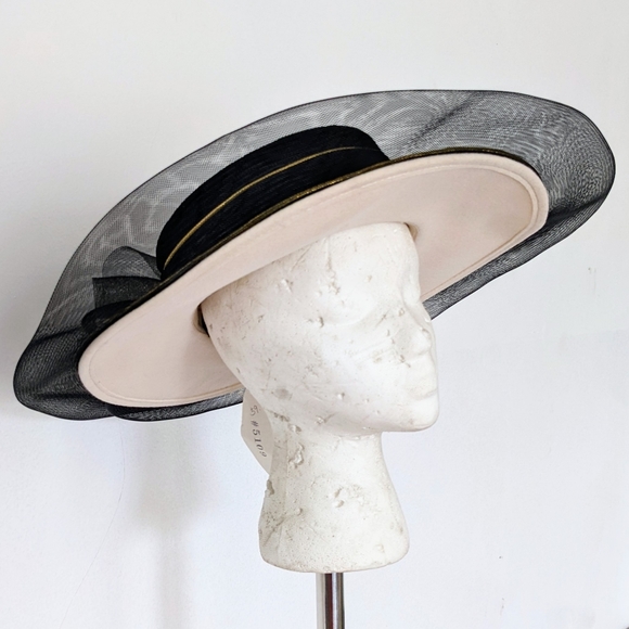 Deborah New York | Accessories | Vintage Deborah New York Wide Brim Hat ...